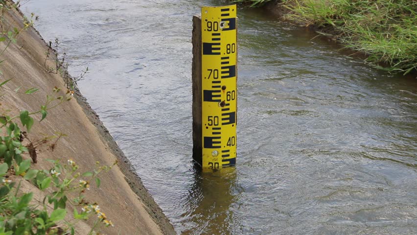 Water Level Measurement Stock Footage Video (100% Royalty-free ...