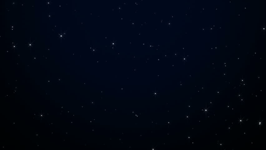 Animated Night Sky With Twinkling Stars Stock Footage Video 2574293 ...