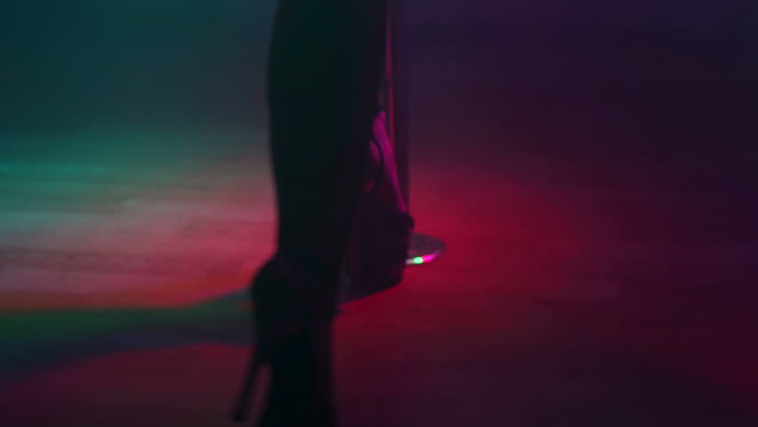 Slender Legs of Pole Dancer Stock Footage Video (100% Royalty-free ...