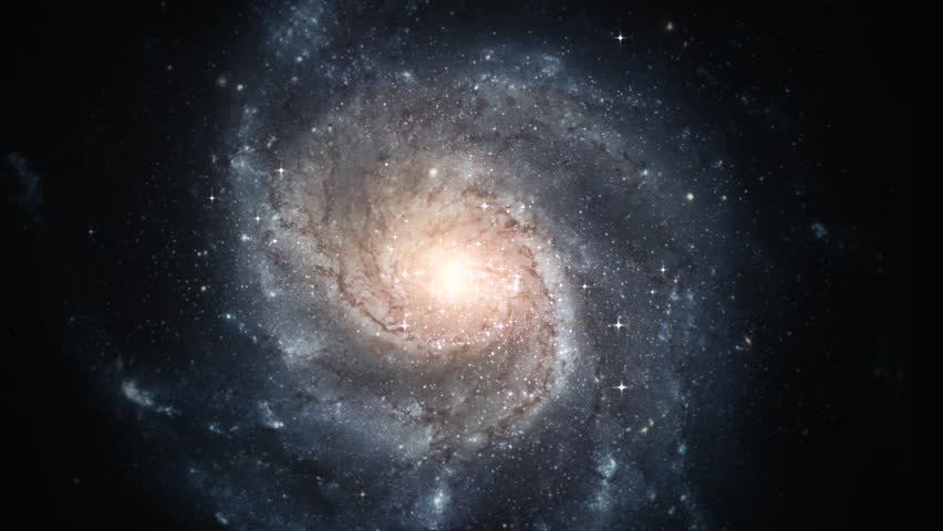 Galaxy. 3d Animation. Stock Footage Video (100% Royalty-free ...