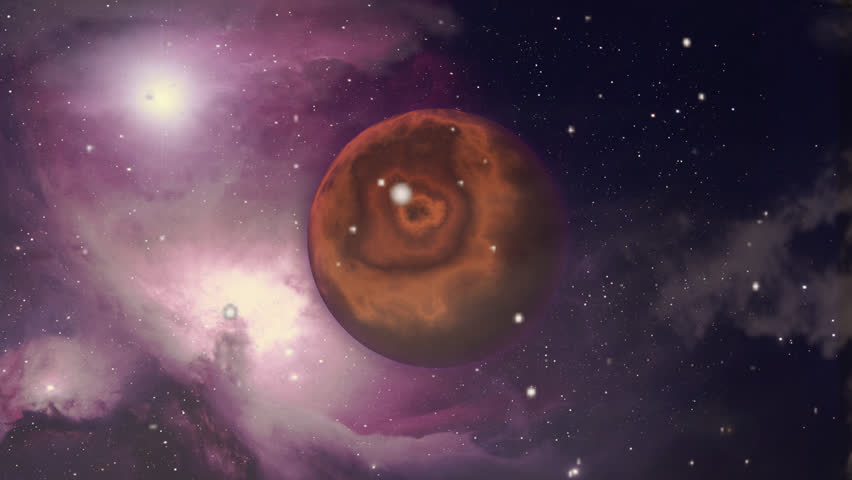 Extrasolar Planet. Stone Planet with Stock Footage Video (100% Royalty ...