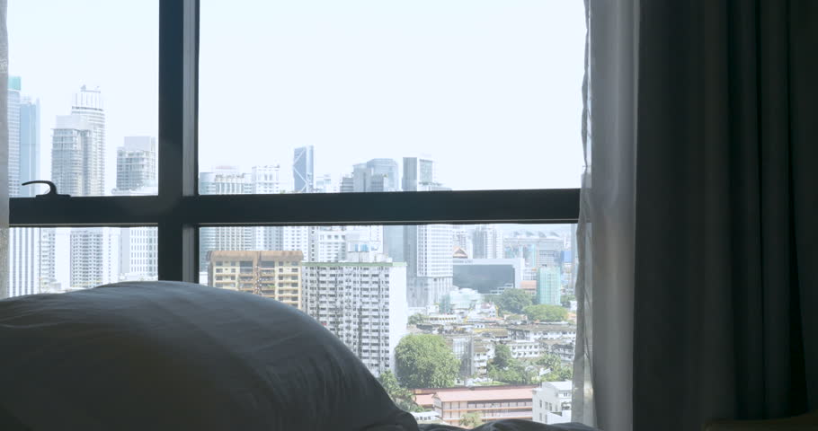 Tilt Down from a Window Stock Footage Video (100% Royalty-free ...