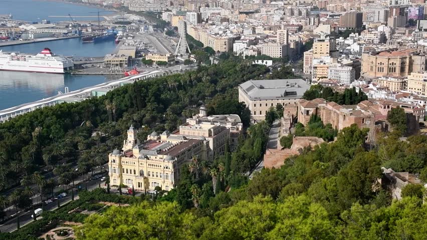 Cityscape and landscape in Malaga, Spain image - Free stock photo ...