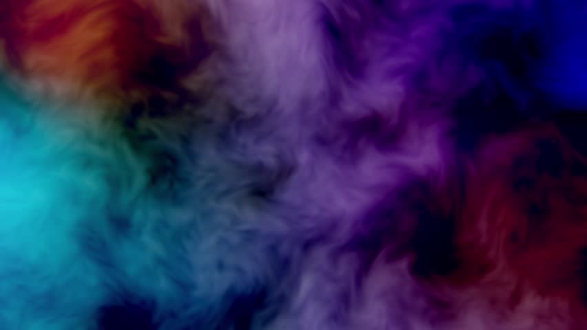 Colorful Animated Smoke Background Stock Footage Video (100% Royalty ...