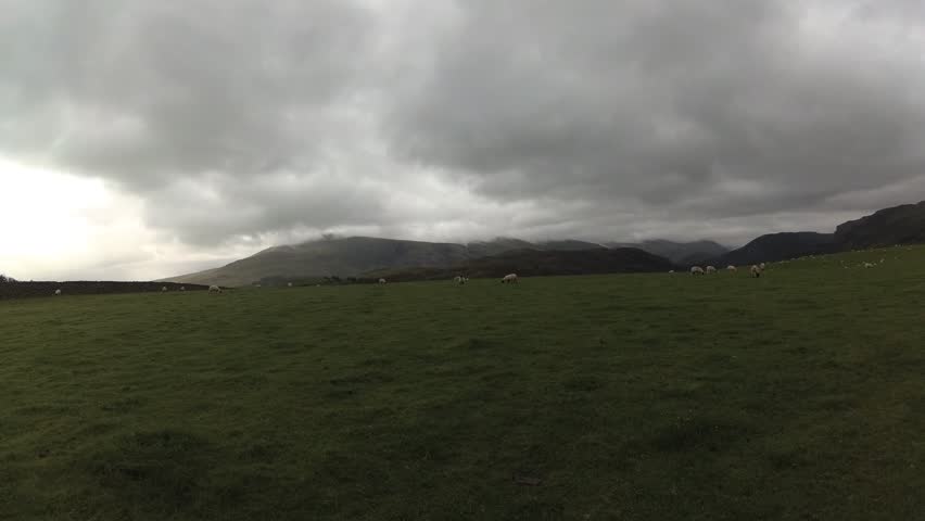 Cumbria UK landscape with lake and mountains image - Free stock photo ...