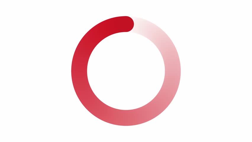 Spinning Red Fading Ring Circle Stock Footage Video (100% Royalty-free ...