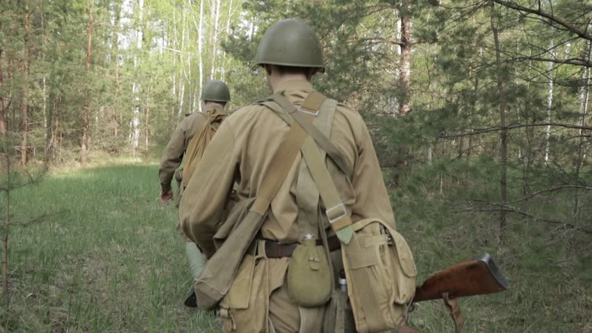 Russian Soviet Infantry Red Army Stock Footage Video (100% Royalty-free ...