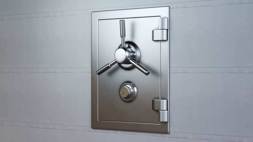 Mechanical Dial Combination Safe Lock Stock Footage Video (100% Royalty ...