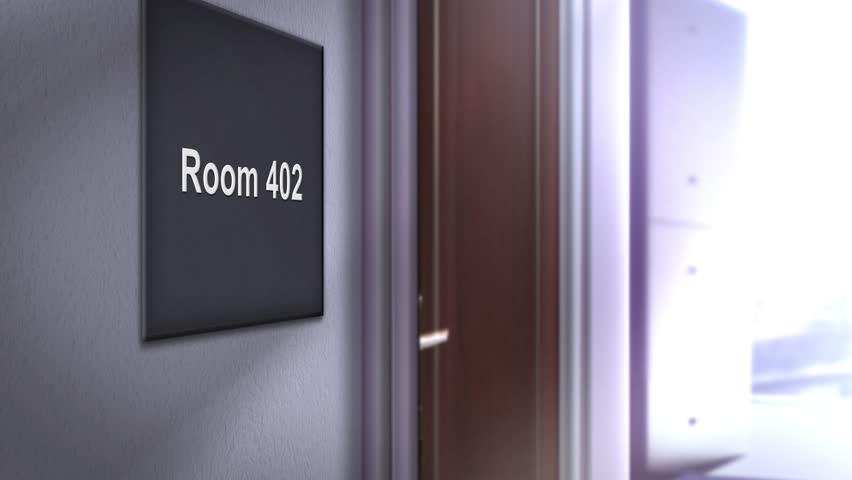 Modern Interior Building Signage Series Stock Footage Video (100% ...