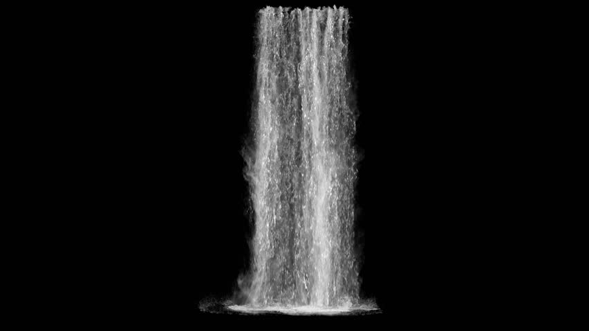 Waterfall Texture Seamless Loop, 4k, Stock Footage Video (100% Royalty ...