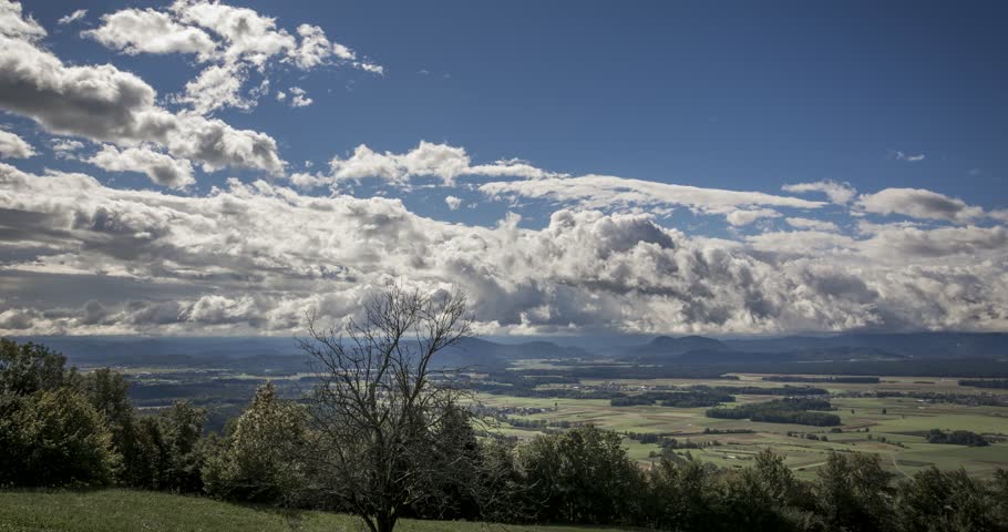 Looking down into the Valley with grasses and trees image - Free stock ...
