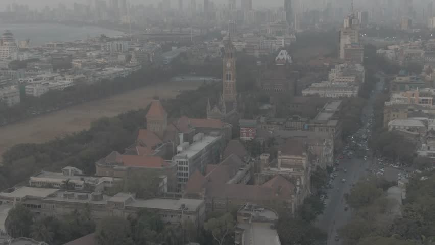 Mumbai Colaba Area 4k Aerial Stock Footage Video (100% Royalty-free ...