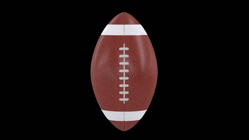 Classic American Football Ball 360 Stock Footage Video (100% Royalty ...