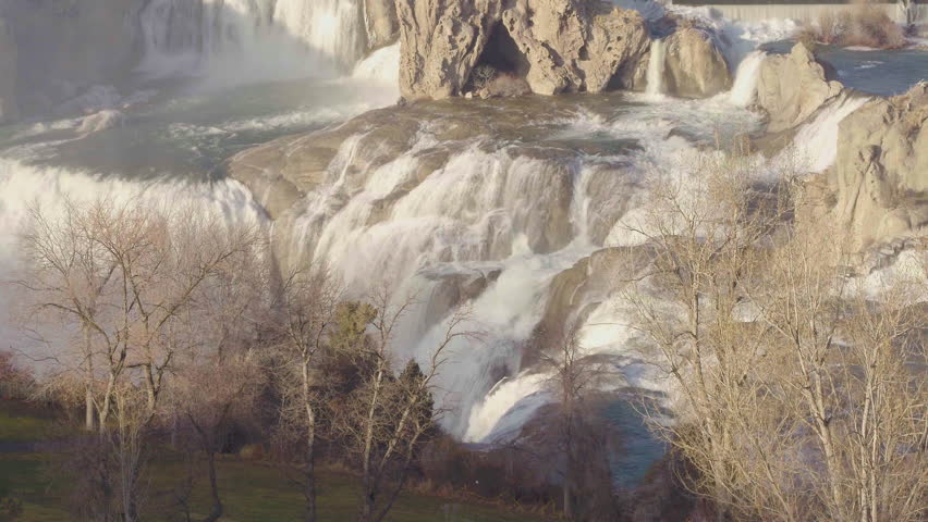 Cascade and waterfalls landscape on Snake River, Idaho image - Free ...