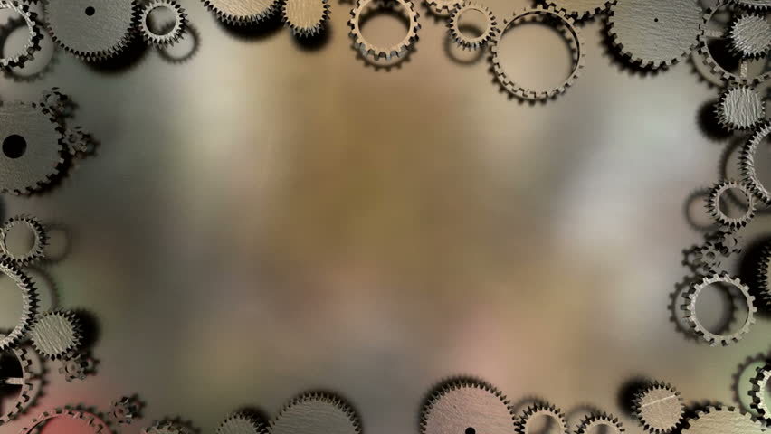 Gear Cogs Border Rotating System Gearbox Watch Mechanism Stock Footage ...