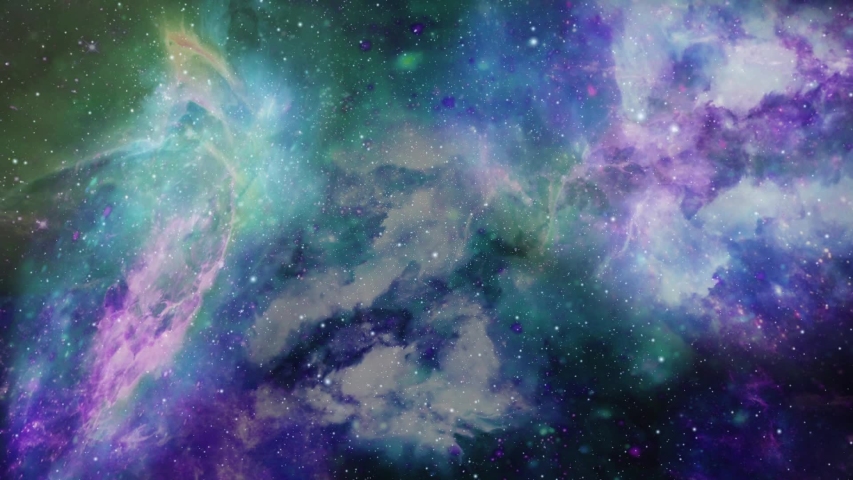 Intergalactic Flight Through the Stars Stock Footage Video (100% ...