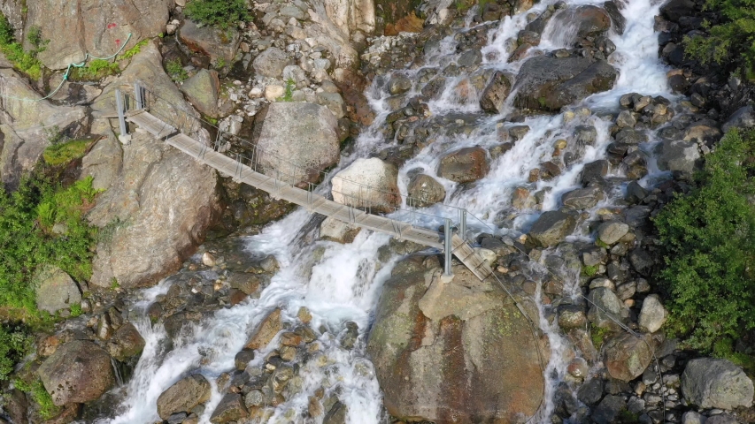 Bridge over the River in Norway image - Free stock photo - Public ...