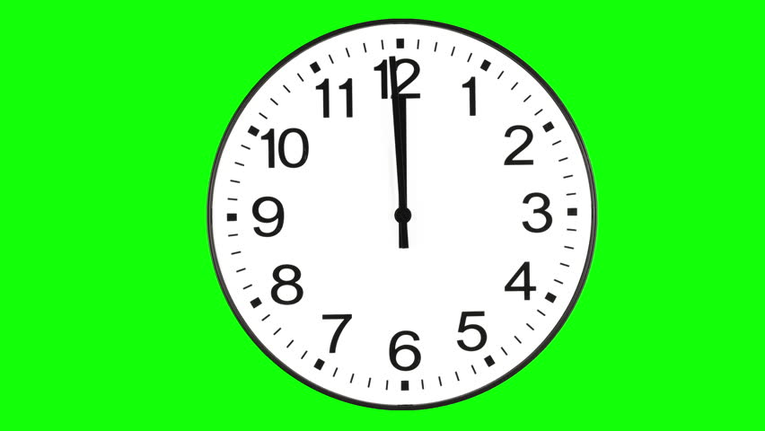 Retro Alarm Clock Going From 12 To 12 Stock Footage Video 974092 ...