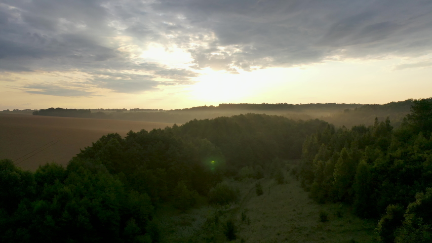 Sunset and Dusk over the Farmland image - Free stock photo - Public ...
