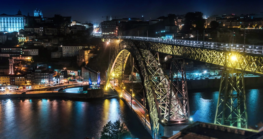 Night Time Bridge over the River Cityscape image - Free stock photo ...