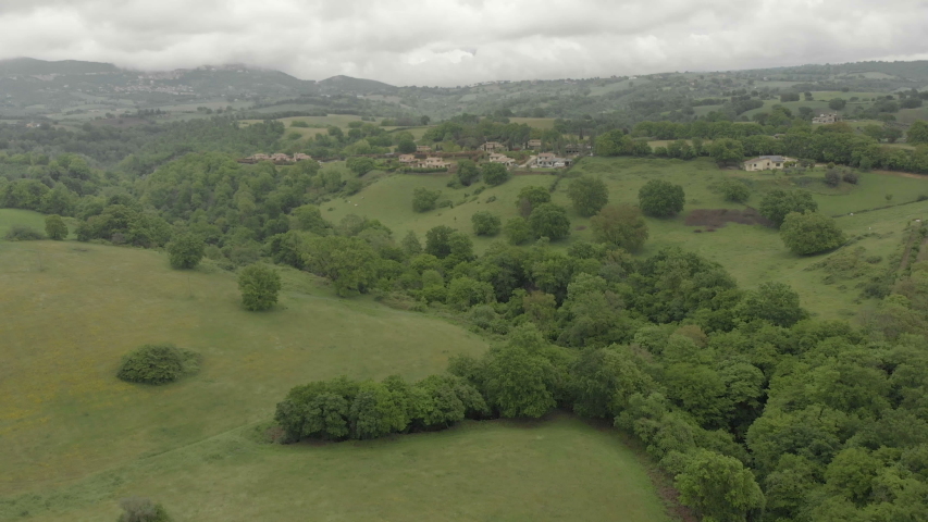 Hilly Landscape with sky and clouds image - Free stock photo - Public ...