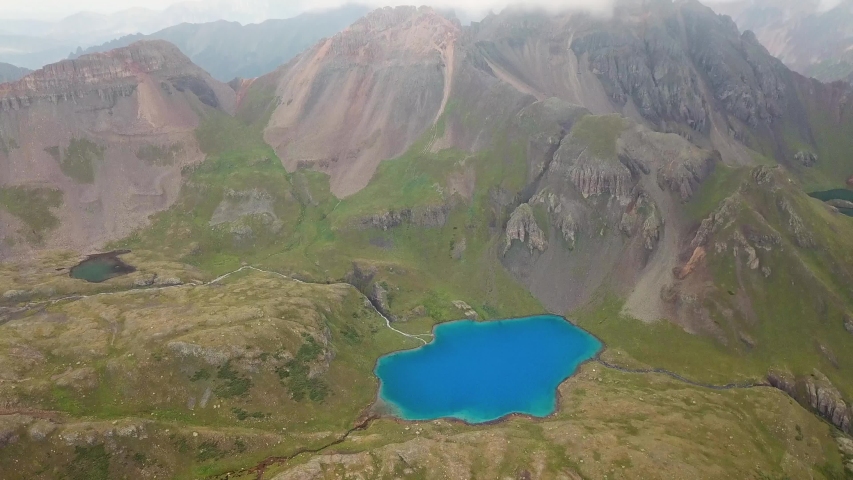 Landscape of lake and hills in Colorado image - Free stock photo ...