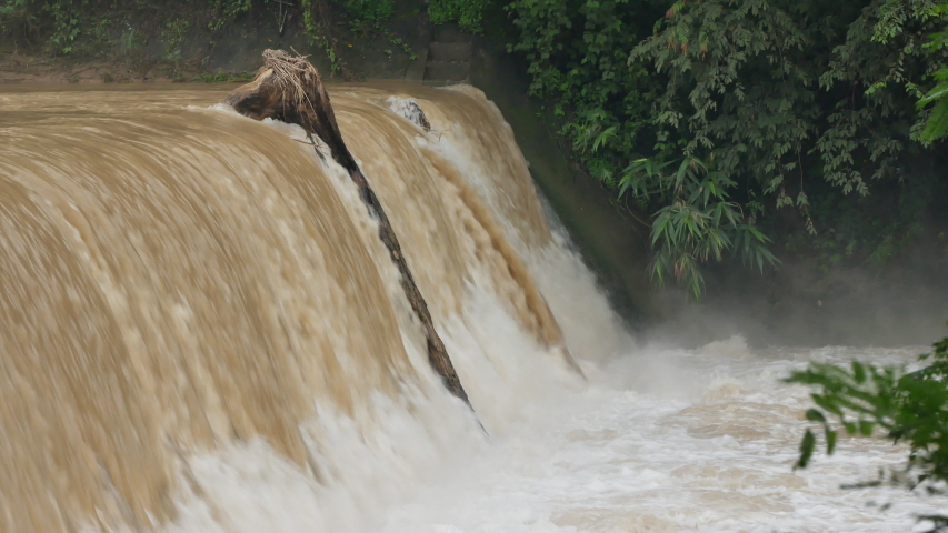 Rapidly flowing water cascading down rocks image - Free stock photo ...