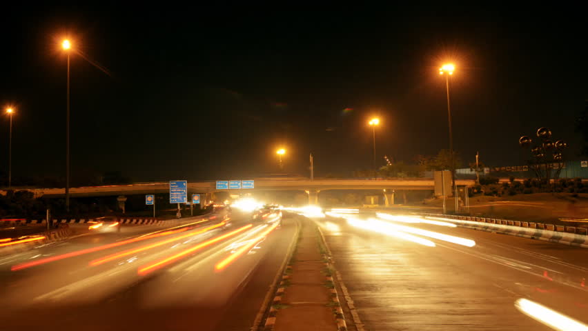 Fast Motion Shot of Traffic Stock Footage Video (100% Royalty-free ...