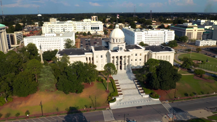 Montgomery, Alabama Usa - August Stock Footage Video (100% Royalty-free ...