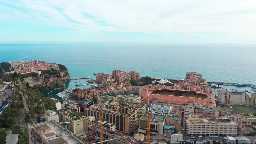 Monaco cityscape with hills in the background image - Free stock photo ...
