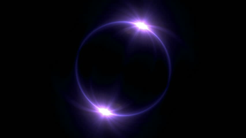 Stock Video Clip of The circle shape of ring lens flares | Shutterstock