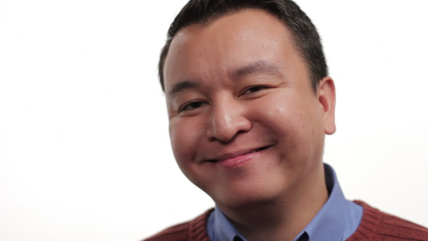 Stock video of happy filipino man's face, close up | 1122331 | Shutterstock