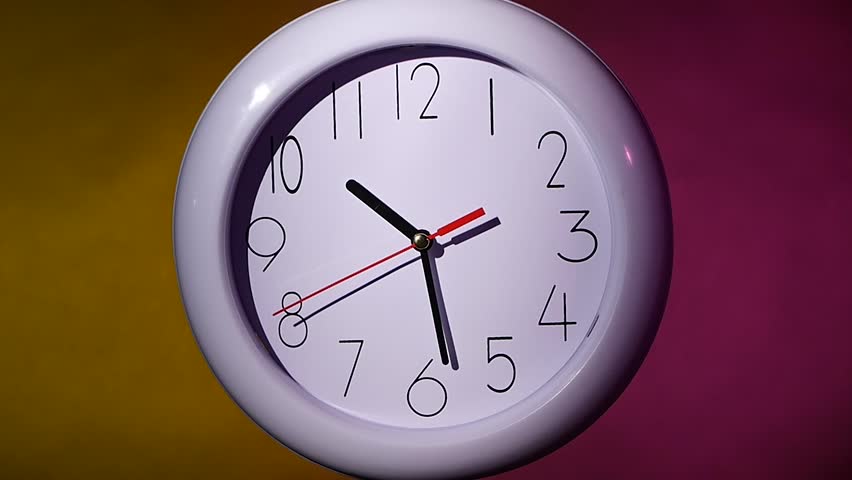 Beautiful, Antique Clock With Golden Decorations And Cracked Clock Face ...