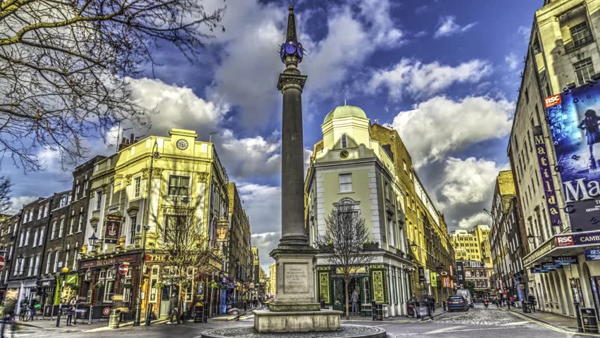 Seven Dials London Stock Video Footage - 4K and HD Video Clips ...