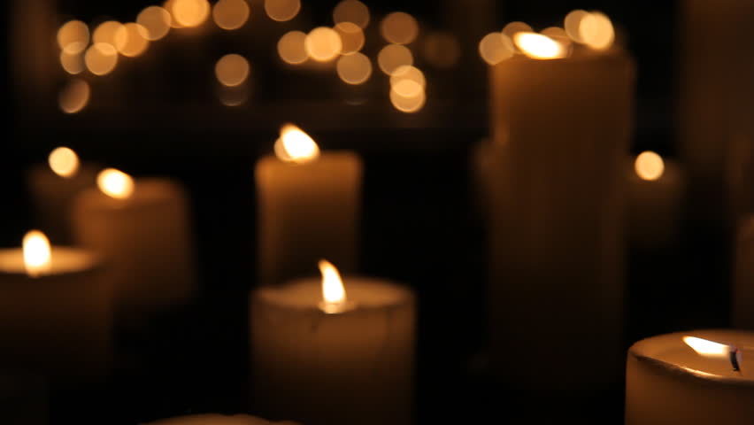 Time Lapse Of Candles Burning And Dying Out Stock Footage Video 3966373 ...