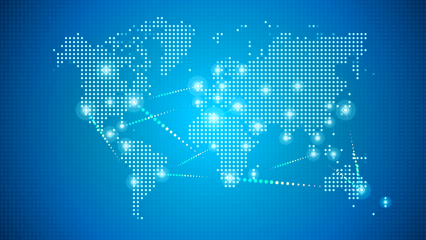 Global Map Light Background