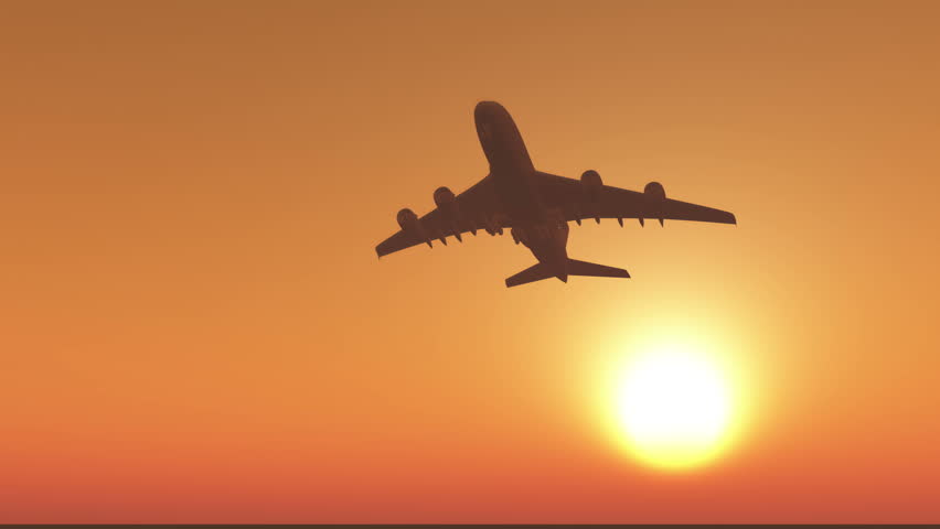 4k Airplane Flying Over Head Stock Footage Video (100% Royalty-free ...