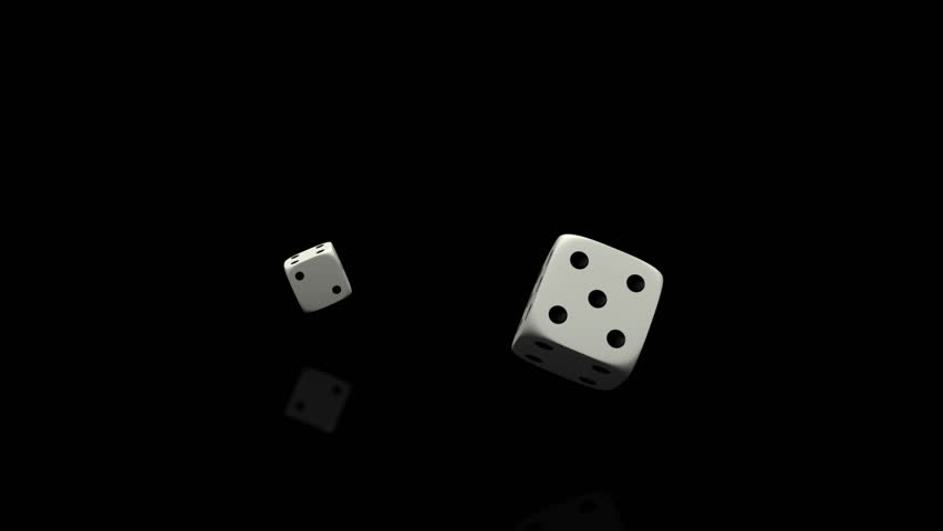 Rolling Dice In Slow Motion With Numbers Three And Four Stock Footage ...