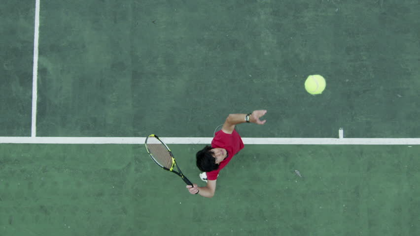 Vídeo stock de cinemagraph - tennis serve in slow | 12586151 | Shutterstock