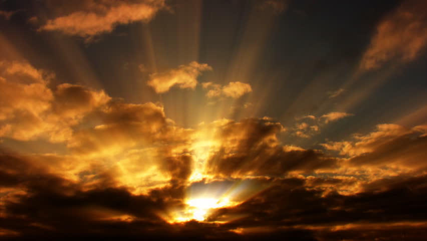 Heavenly Sunset Background