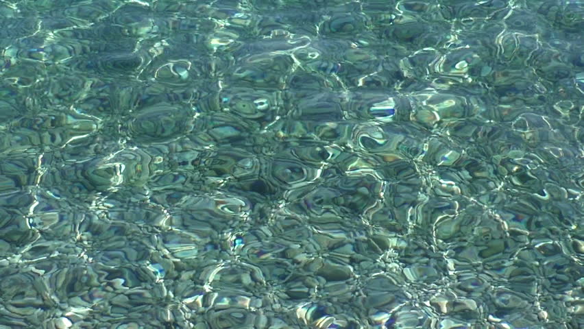 Shiny Transparent Water Background. Sparkles Stock Footage Video (100% ...