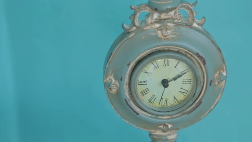 Antique Chiming Clock Striking Twelve Stock Footage Video 1774 ...