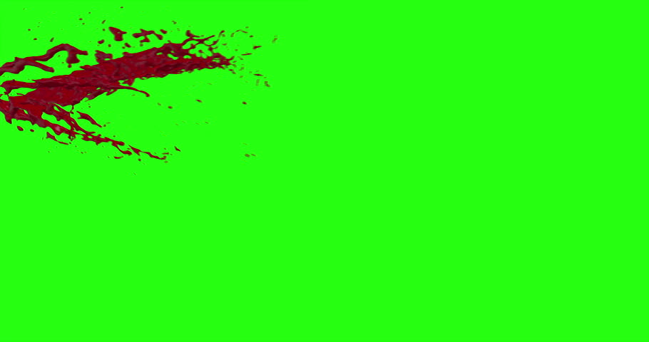 Blood Green Screen Stock Footage Video | Shutterstock