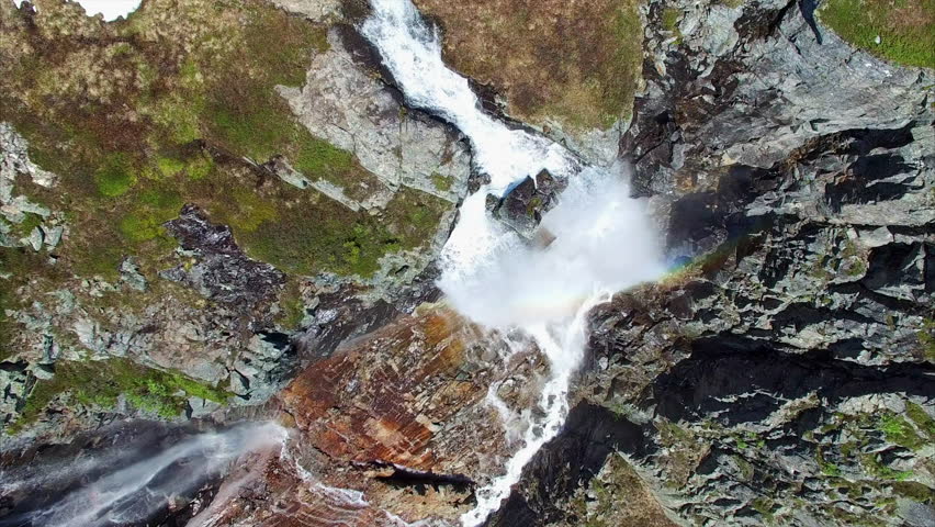 Top-down View of Beautiful High Stock Footage Video (100% Royalty-free ...