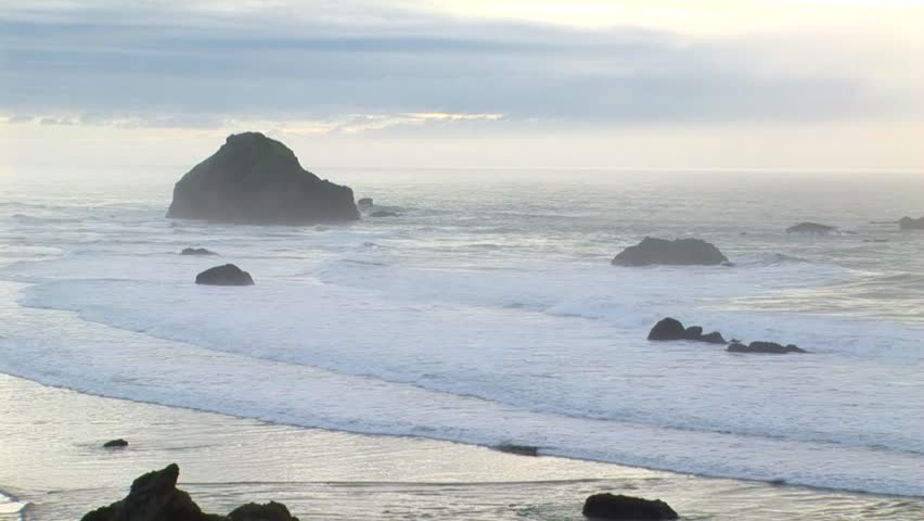 Oregon Coast Surf Fishing, Pyramid Rock. Surf Fishing On The Oregon ...