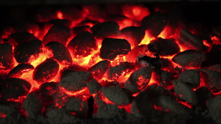 Burning Coals Stock Footage Video (100% Royalty-free) 1331311 ...