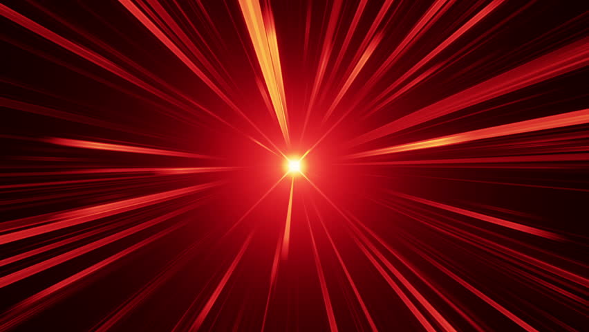 Abstract Background With Fast Flying Light Streaks. Animation Of Speed ...