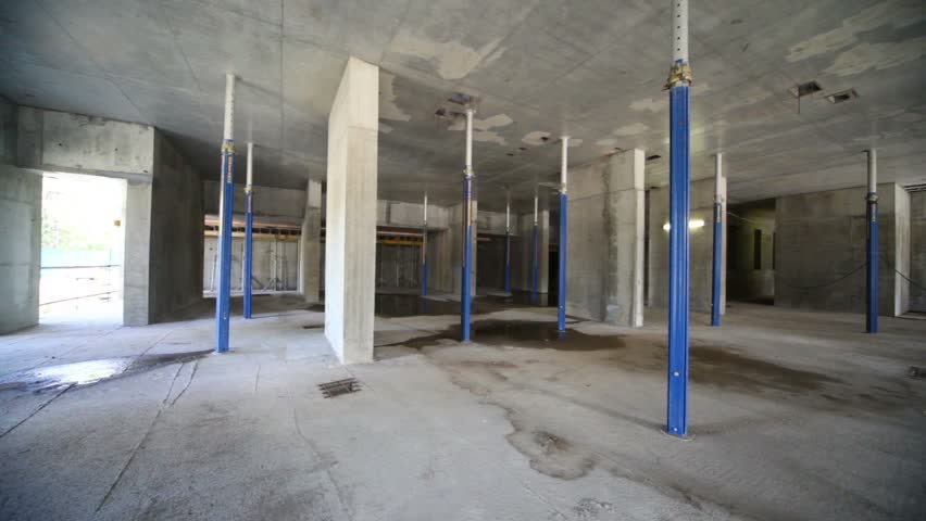 Stock video of panorama of unfinished room at construction | 1338061 ...