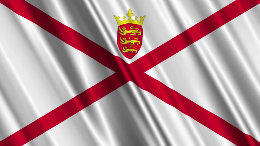 Jersey Europe Flag Loop 1 Stock Footage Video (100% Royalty-free ...