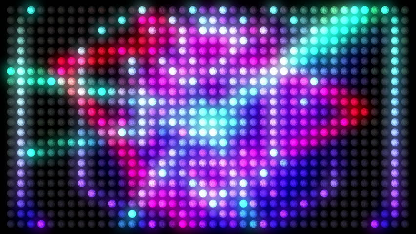 Stock Video Clip of Disco LED lights seamless motion graphics visual ...